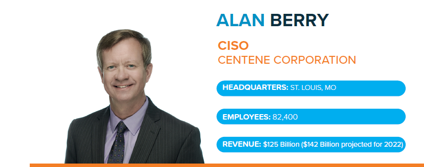 Profile: Alan Berry, CISO, Centene Corporation